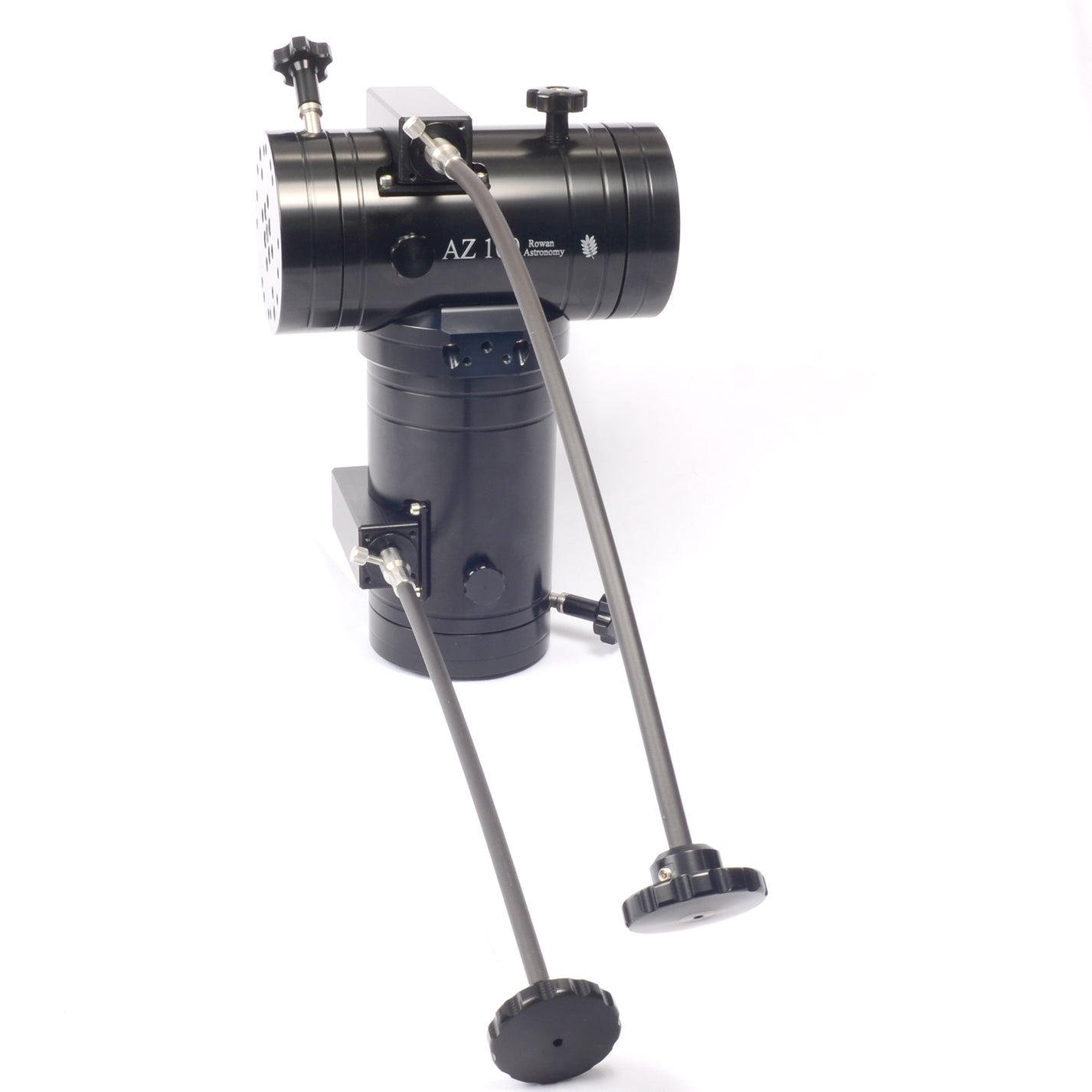 AZ100 Alt-Az Mount. Slow-motion shafts. – Rowan Engineering